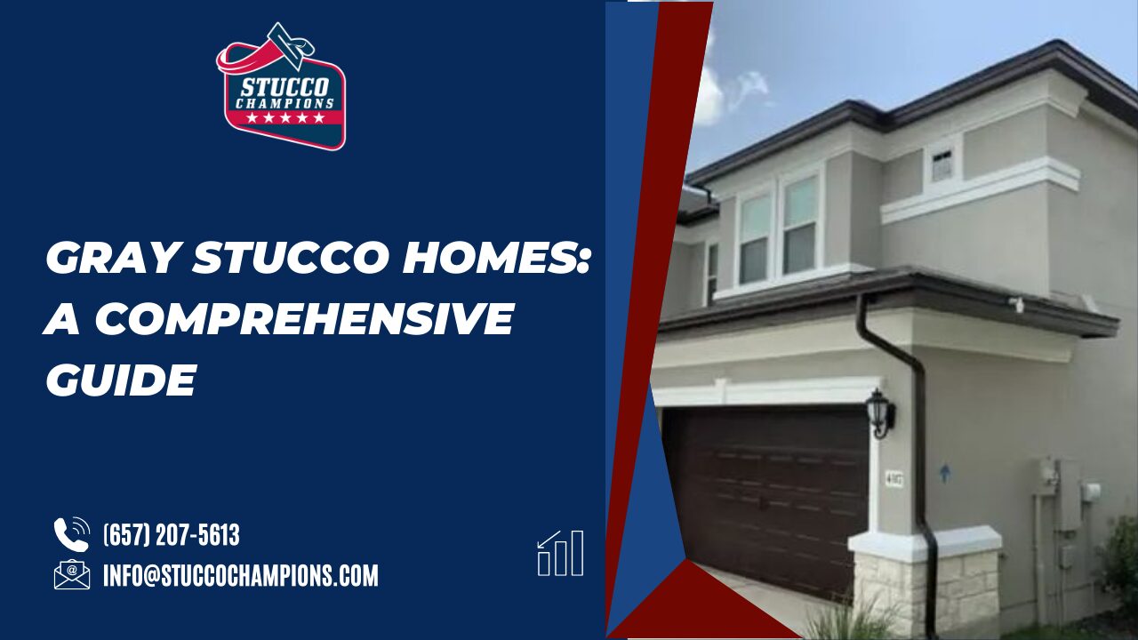 Enhance Your Gray Stucco Homes with Rock Elements | Best of Stucco ...