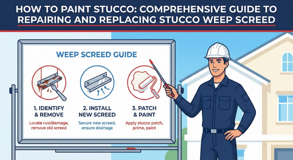How to Seal the Weep Screed Gap for Better Home Maintenance - Stucco ...