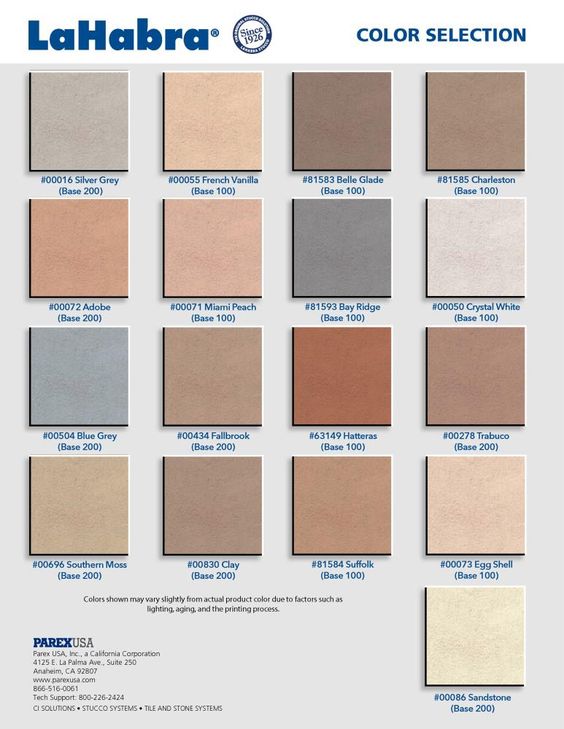 7 Stucco Color Charts: Your Ultimate Guide | Stucco Champions