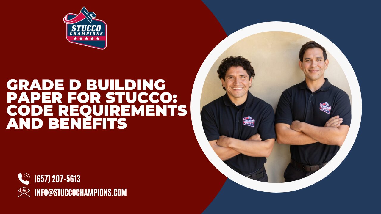 Grade D Building Paper for Stucco: Code Requirements and Benefits ...