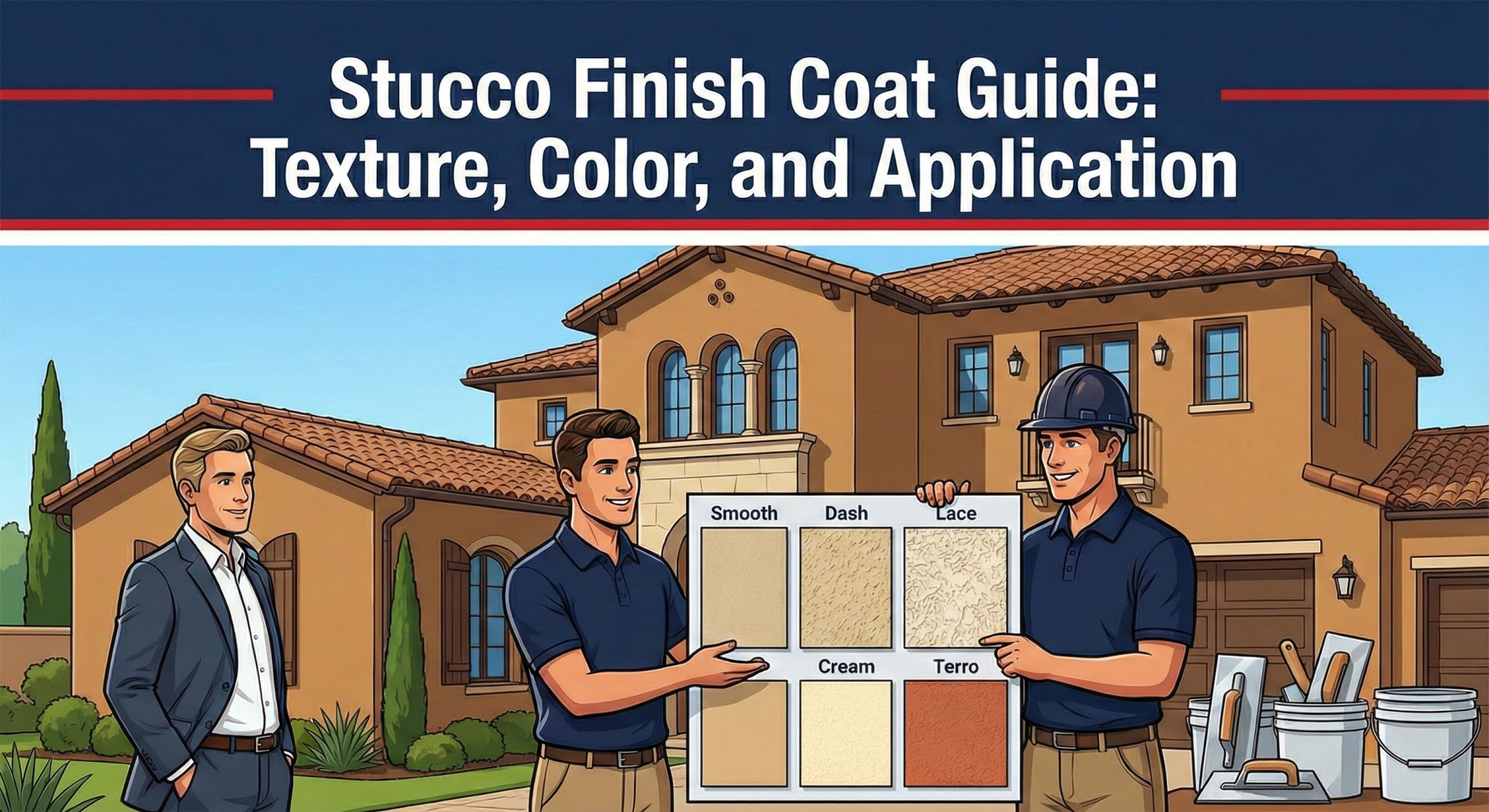 Stucco Finish Coat Guide: Texture, Color, and Application - Stucco ...